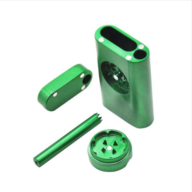 Metal stash holder with built-in grinder - INNOVA